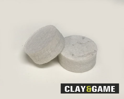 8ga White Felt Wad